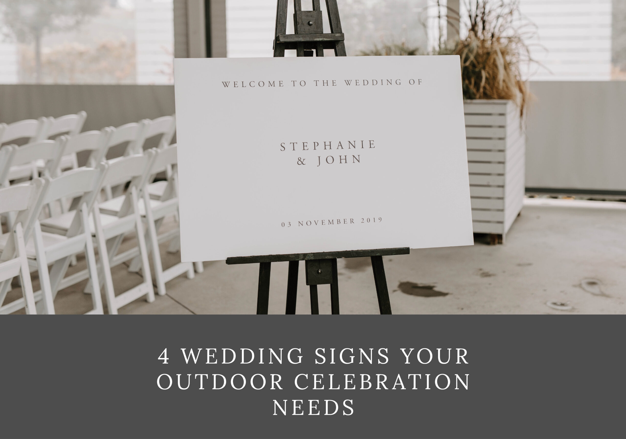 Outdoor wedding signs 60 photos - Astyledwedding.com